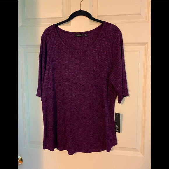 Apt. 9 | Tops | Beautiful Brand New Apt 9 Purple Lightweight Sweater ...
